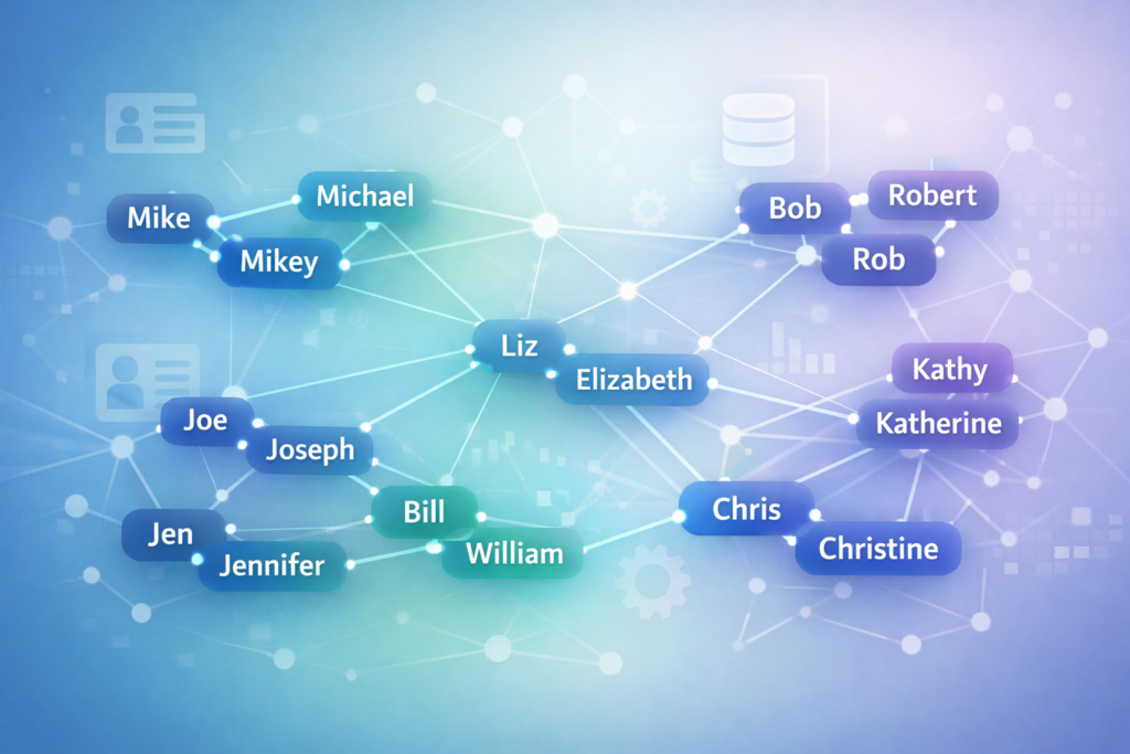 Handling Nicknames, Abbreviations & Variants in Data Matching - Data Ladder